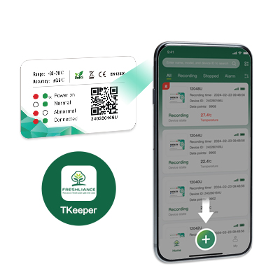Insulin BLE temperature logger for viewing data on mobile phone ...