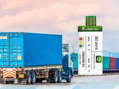 90-Day Disposable Temperature Recorder for Container Transport ...