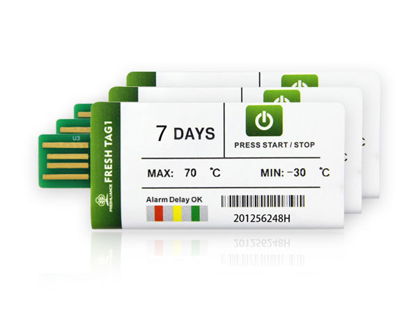 7-Day Single-use Temperature Data Loggers for Transportation ...